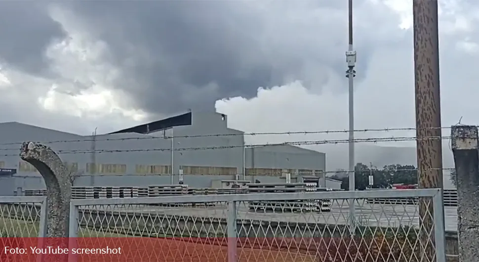 Veliki požar u mostarskom Aluminiju