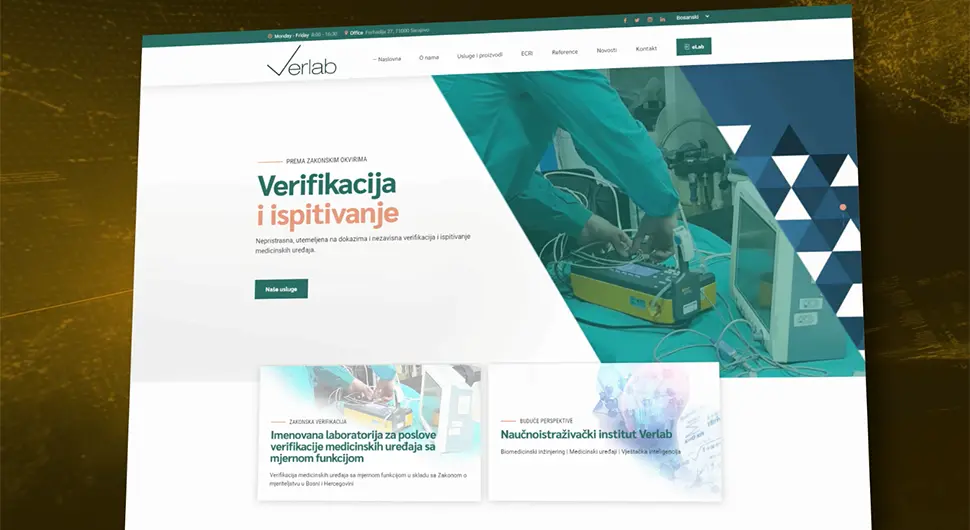 "Verlab" jedini u BiH može da verifikuje medicinske uređaje